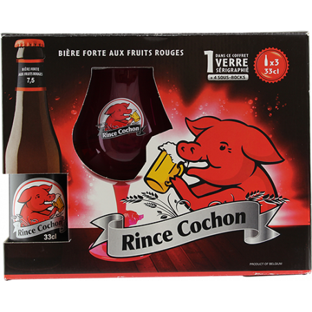Coffret Rince Cochon Rouge | Bières en coffret pour offrir ou se fa...