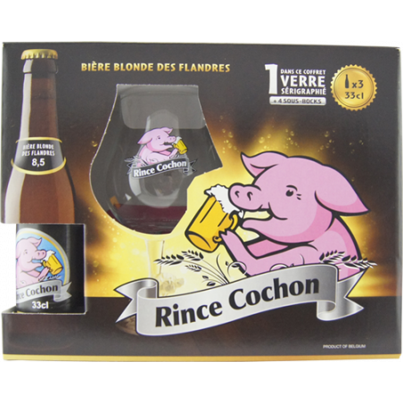 Coffret Rince Cochon Blonde | Bières en coffret pour offrir ou se f...