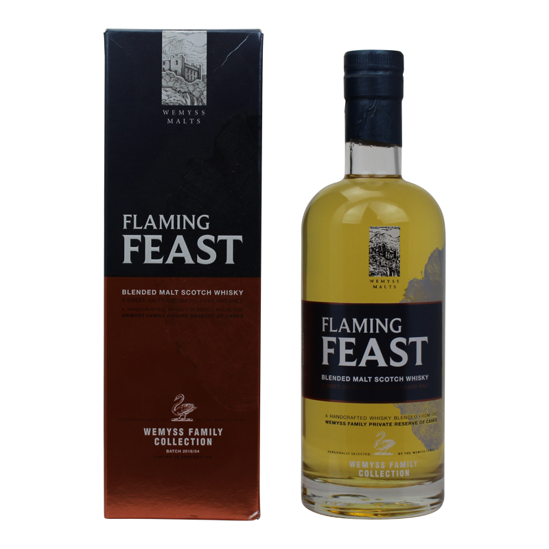 Whisky Flaming Feast Wemyss | Alcools fins et spiritueux de qualité...