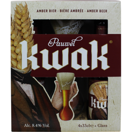 Coffret Kwak Ambrée | Bières en coffret pour offrir ou se faire pl...
