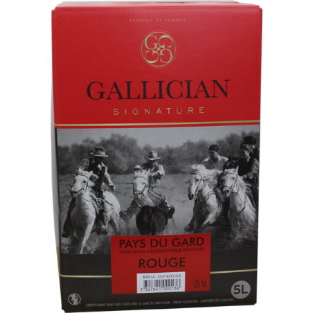 PAYS DU GARD GALLICIAN 5L | ROUGES