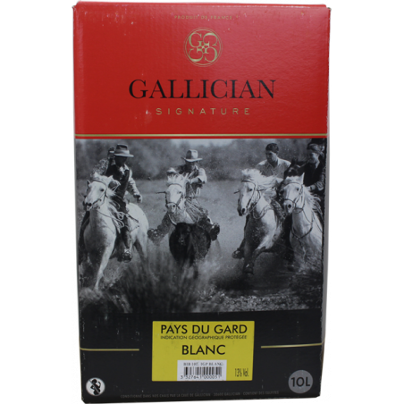 PAYS DU GARD GALLICIAN 10L | BLANCS